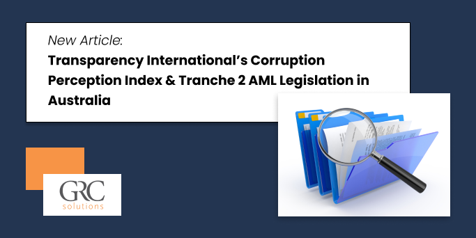 Transparency International's New Corruption Perceptions Index & Tranche ...